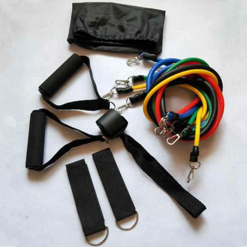 Latex Pull Rope Set For Full Body Training And Fitness Exercises ...