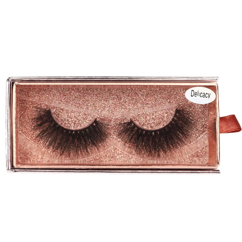 Faux Mink Eyelashes Cruelty Free Handmade 3D Mink Lashes Full Strip ...
