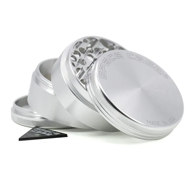 Stainless Steel Herb Grinder Set, 63mm 4 Layer Crusher With Scraper ...
