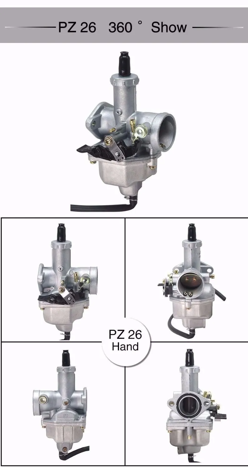 PZ19 PZ26 PZ27 PZ30 PZ30B Karbüratör CG125 CG150 CG175 CG200 Motosiklet ...
