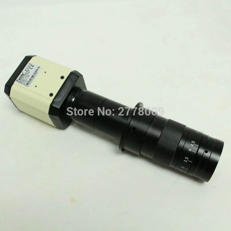 0MP HD Industrial Digital Microscope Camera 10X 180X C Mount Lens With ...