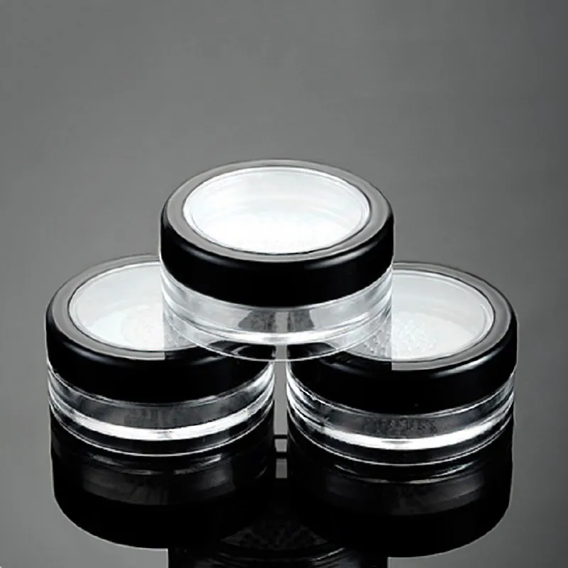 10G 10ml Empty Loose Face Powder Blusher Puff Case Box with Sifter Lids ...
