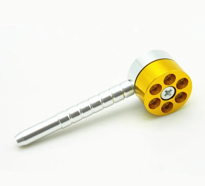 Bala De Revólver De 6 Orificios, Tubo Metálico De 3,5 Cm De Diámetro ...