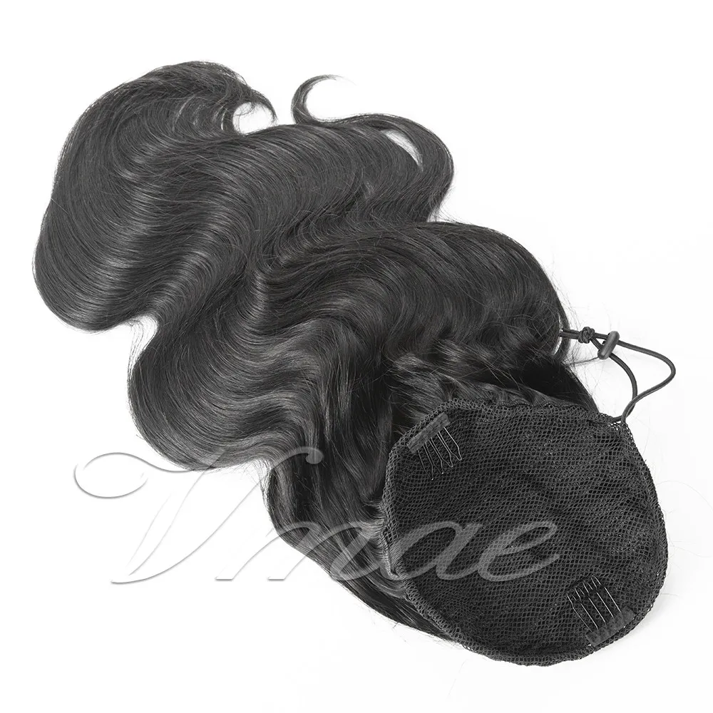 DHgate.com:100g 120g 14 to 30 Inch Straight Body Wave Drawstring ...