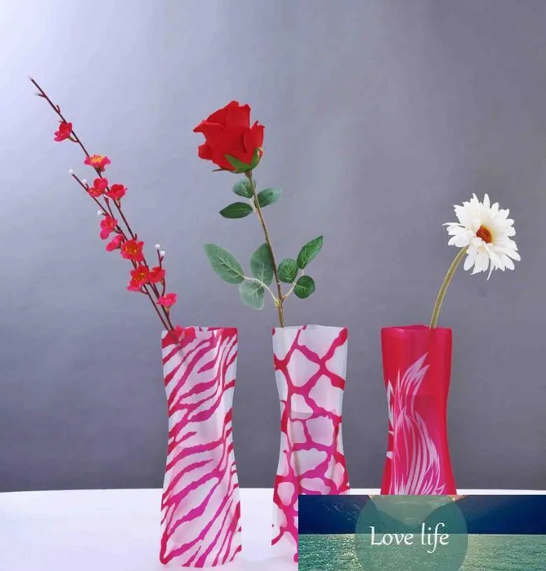 Plastic Flower Vases Set Of Reusable PVC Vases Decor For Home ...