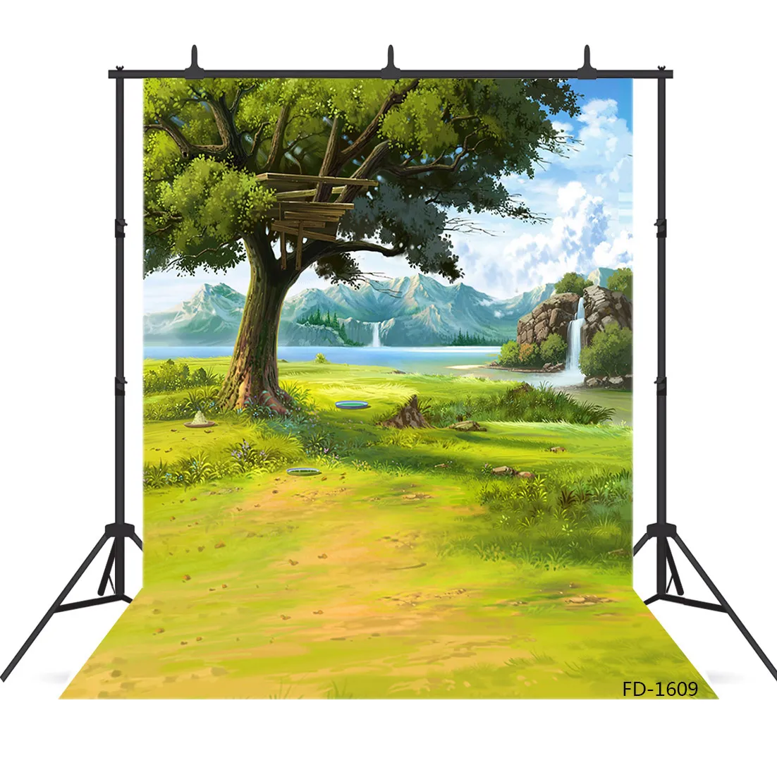 DHgate.com:Grass Tree Photography Backdrops for Kids Children Newborn ...