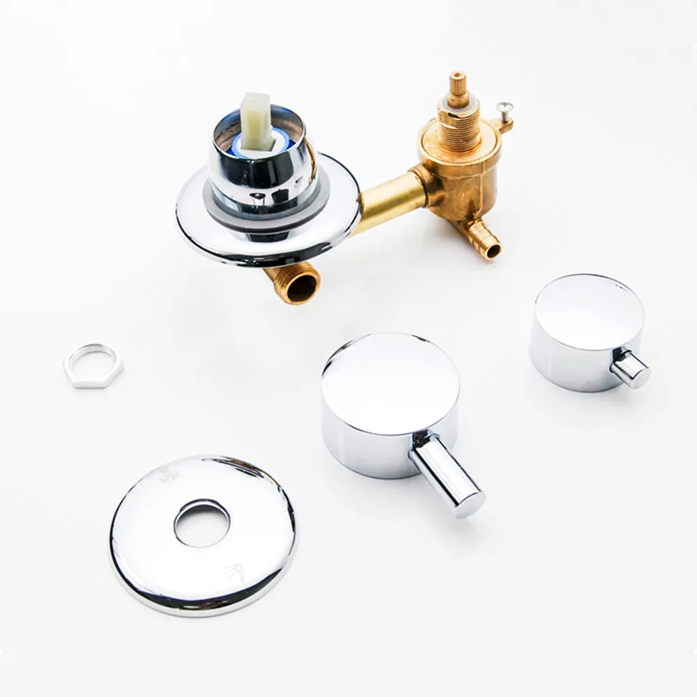Bronze Bathroom Diverter Fitting With Multiple Way Mixing Valve Tap For ...