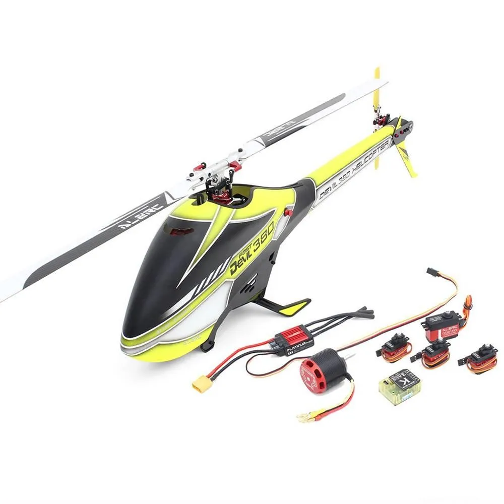 Devil 380 FAST RC Helicopter Combo - 3D Flying, Fiber Blades, 6CH ...