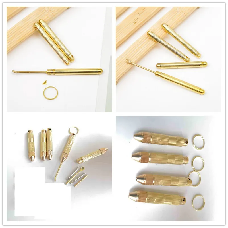 Multipurpose 2024 Metal Dabber: Earpick Shaped Dab Tool With Keychain ...