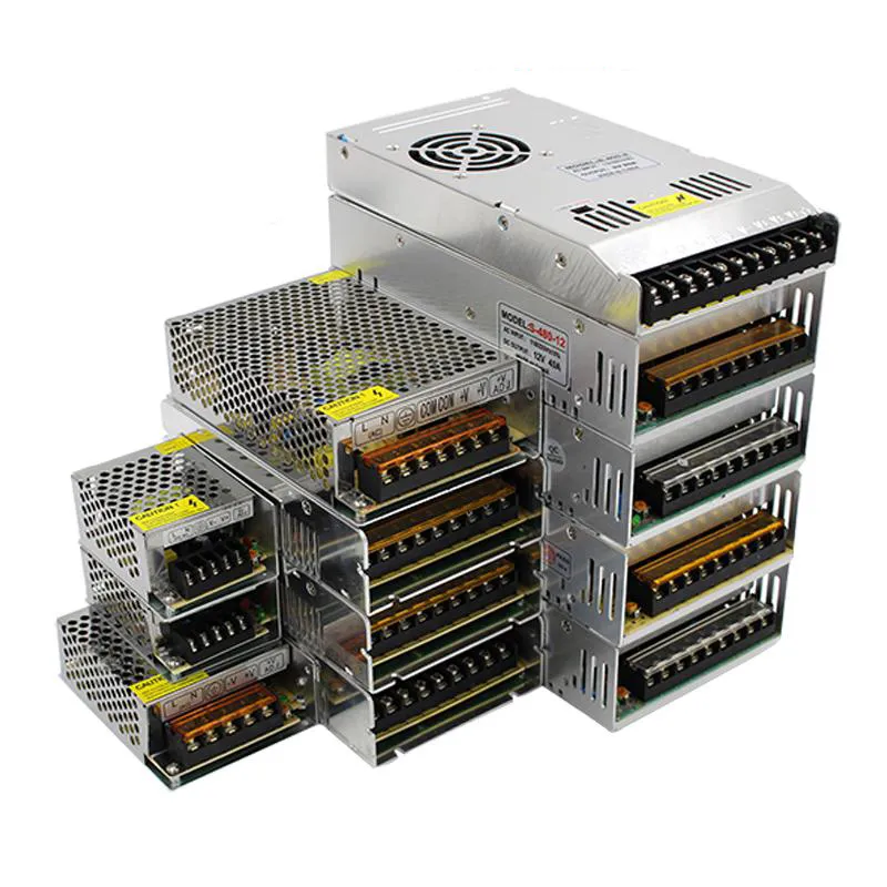 LED Strip Transformer: AC85 265V To DC Power Supply Adapter For LED ...