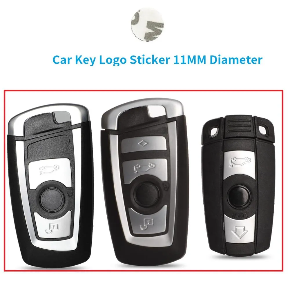 Car Key Logo Stickers For BMW 3 57 X3 X4 X5 X6 Metal & Silicone 3D ...