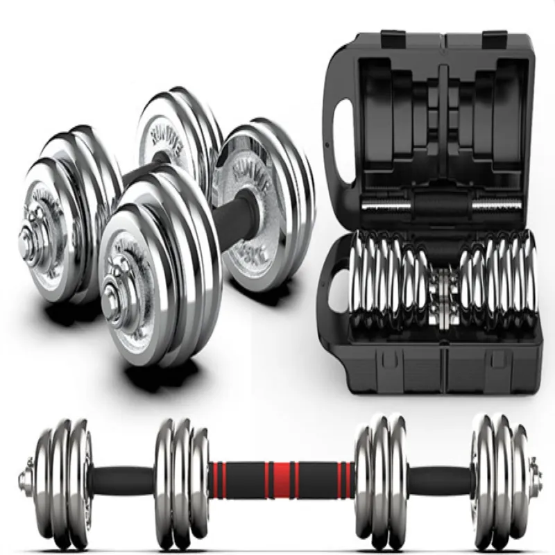DHgate.com:Adjustable Dumbbell Set for Men, Electroplated Fitness ...