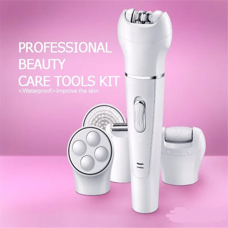 All In One Women Grooming Kit: 5 In 1 Electric Lady Shaver And Trimmer ...