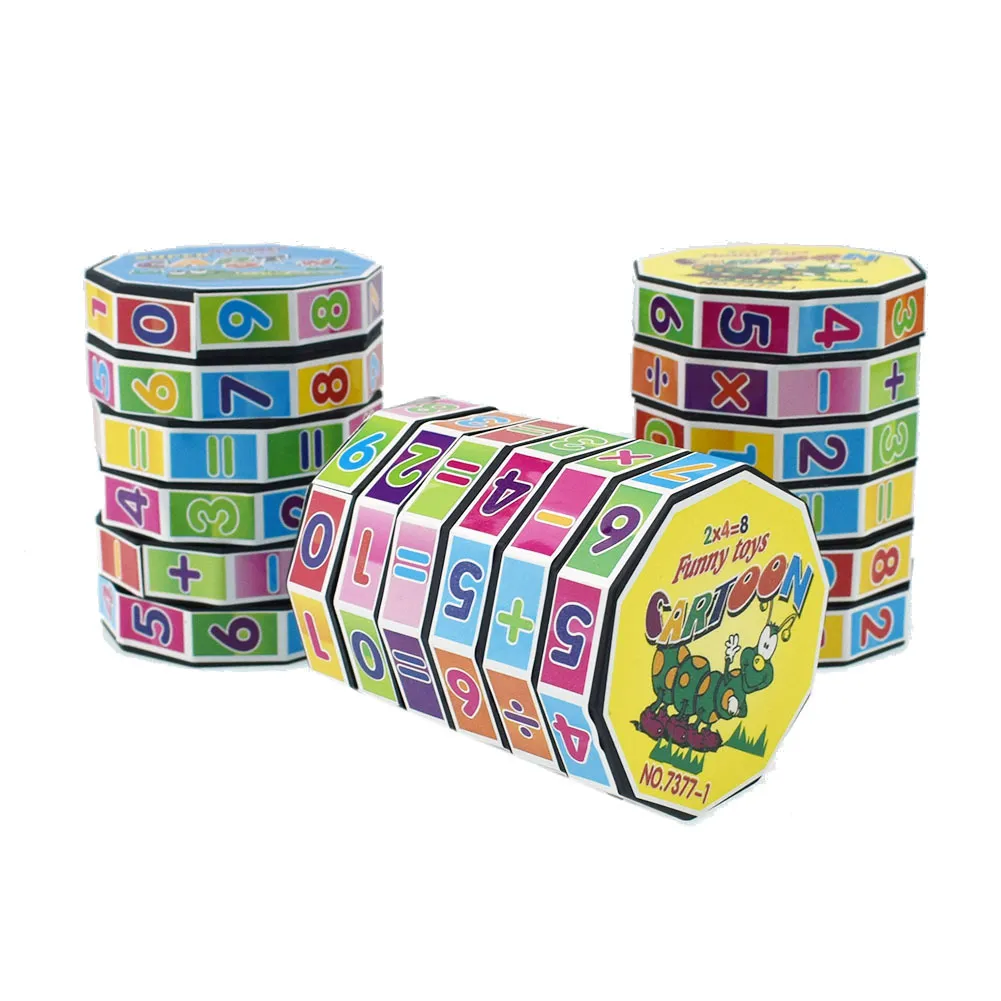 Math Learning Toy - Digital Magic Cube Cylinder for Kids, Addition ...