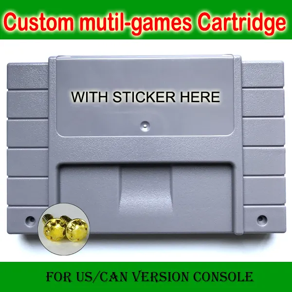 Multi-Game Cartridge for SNES Console - Mix Your Order, ! Battery Save ...