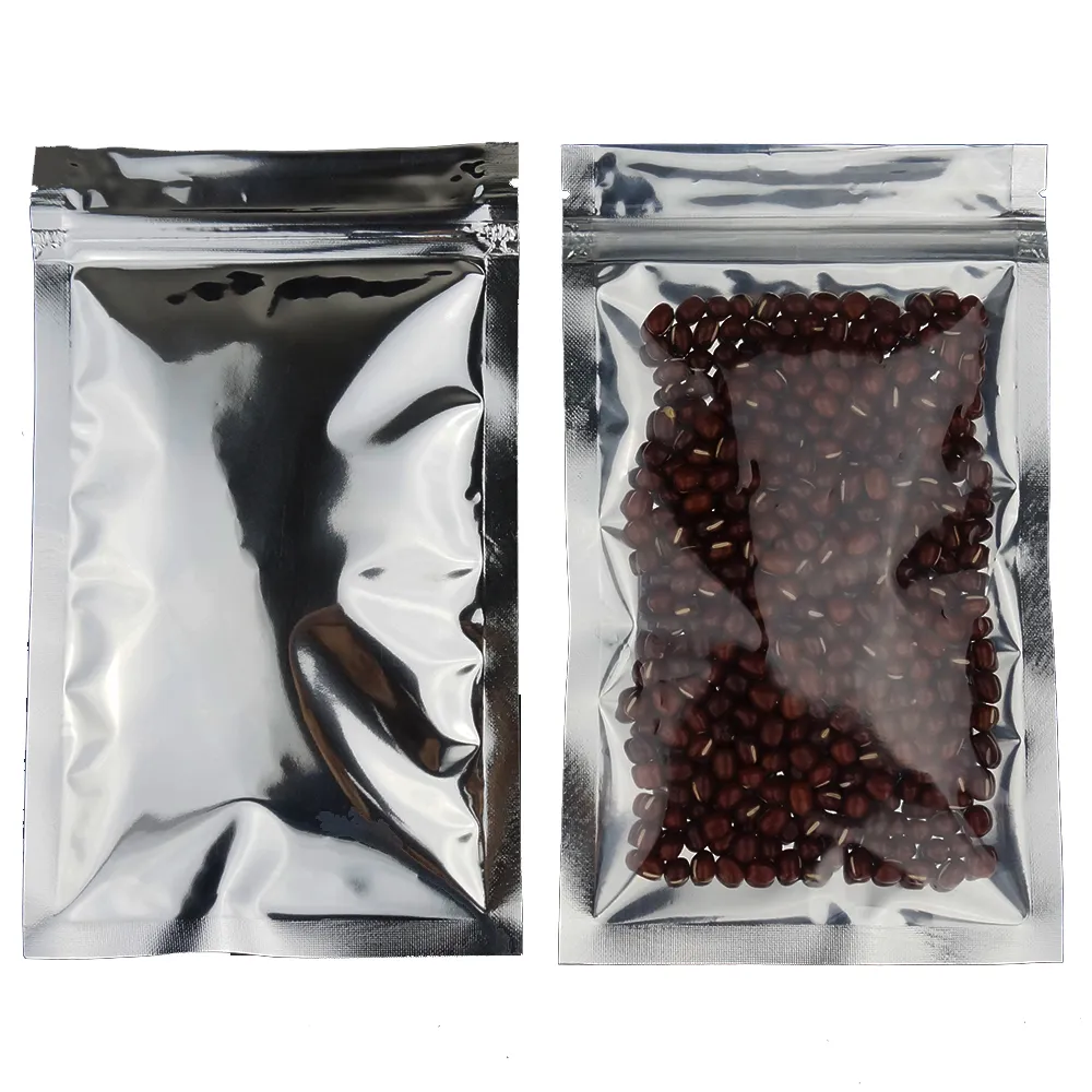 Wholesale 200 Translucent Plating Aluminum Ziplock Reusable Bagss ...