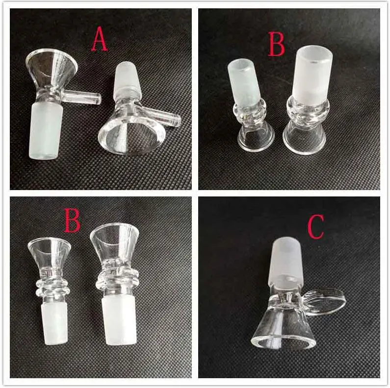 Wholesale Round Funnel Glass Bowl Hookah Herb Dry Oil Burner With ...