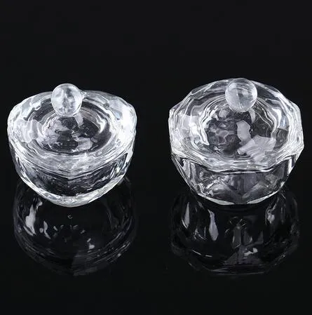 DHgate.com:Glass Nail Buffer Dish Lid Bowl Cup Holder Set - Acrylic ...