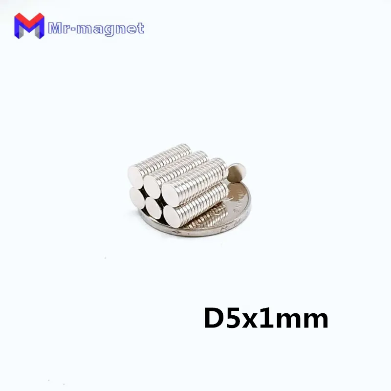 DHgate.com:100Pcs 5mm x 1mm Small Neodymium Magnets, Powerful Rare ...