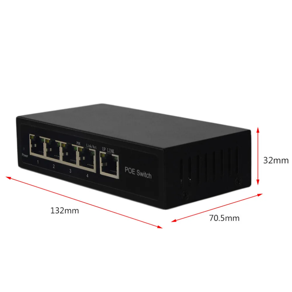 DHgate.com:10/100Mbps POE Switch, 1+4 Port, Professional Network Switch ...