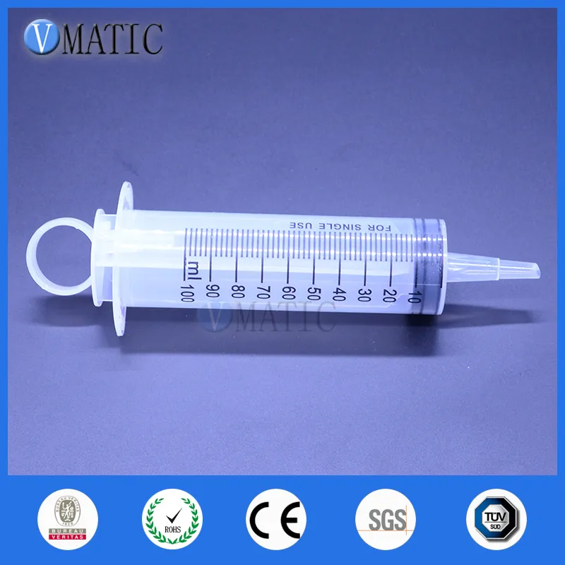 Syringe En Plastique Géant 100 Ml / Cc Avec Tube En PVC |Grande Bouche ...