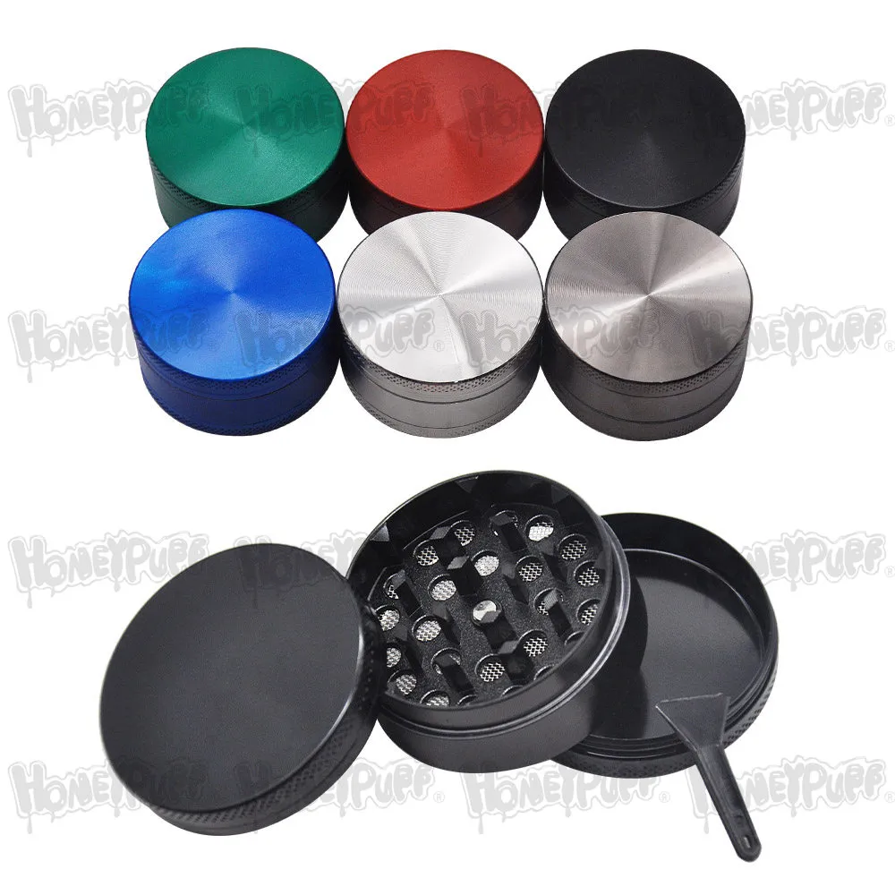 DHgate.com:50mm 3-Piece Metal Tobacco Grinder with Spice Catcher, Zinc ...