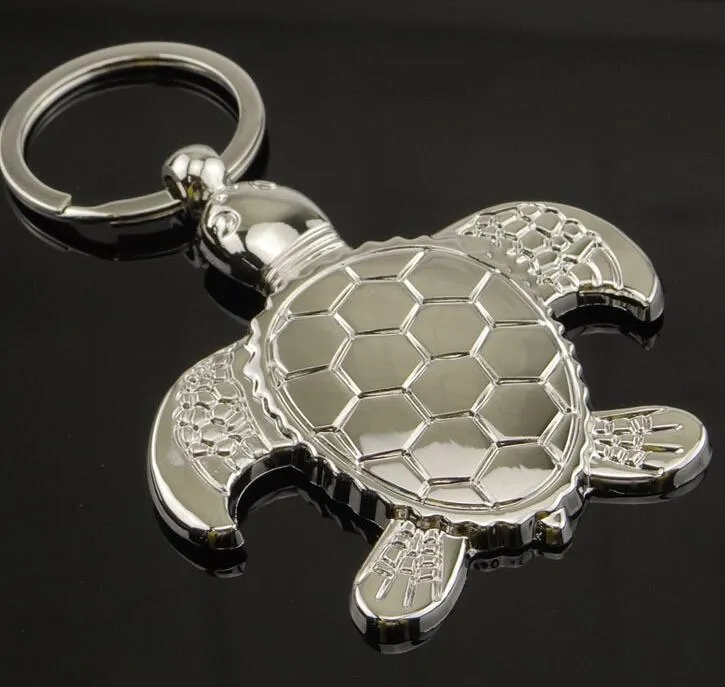 Silver Turtle Tortoise Keychains Ring Animal Alloy Keychain Women ...