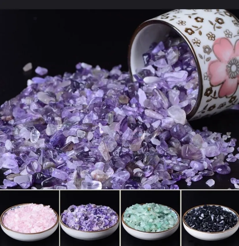 DHgate.com:Natural Purple Quartz Crystal Chips for Decoration and ...