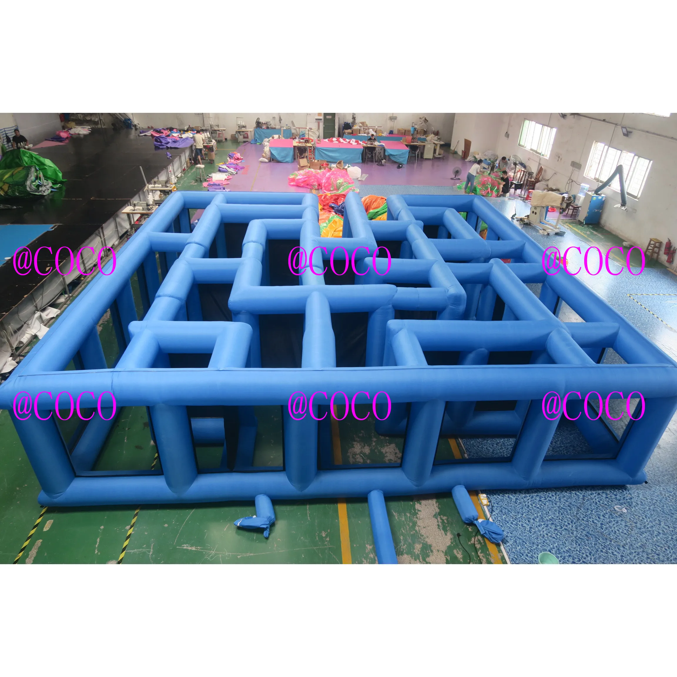 Outdoor Inflatable Obstacle Course, Funny Games, Inflatable Laser Tag ...