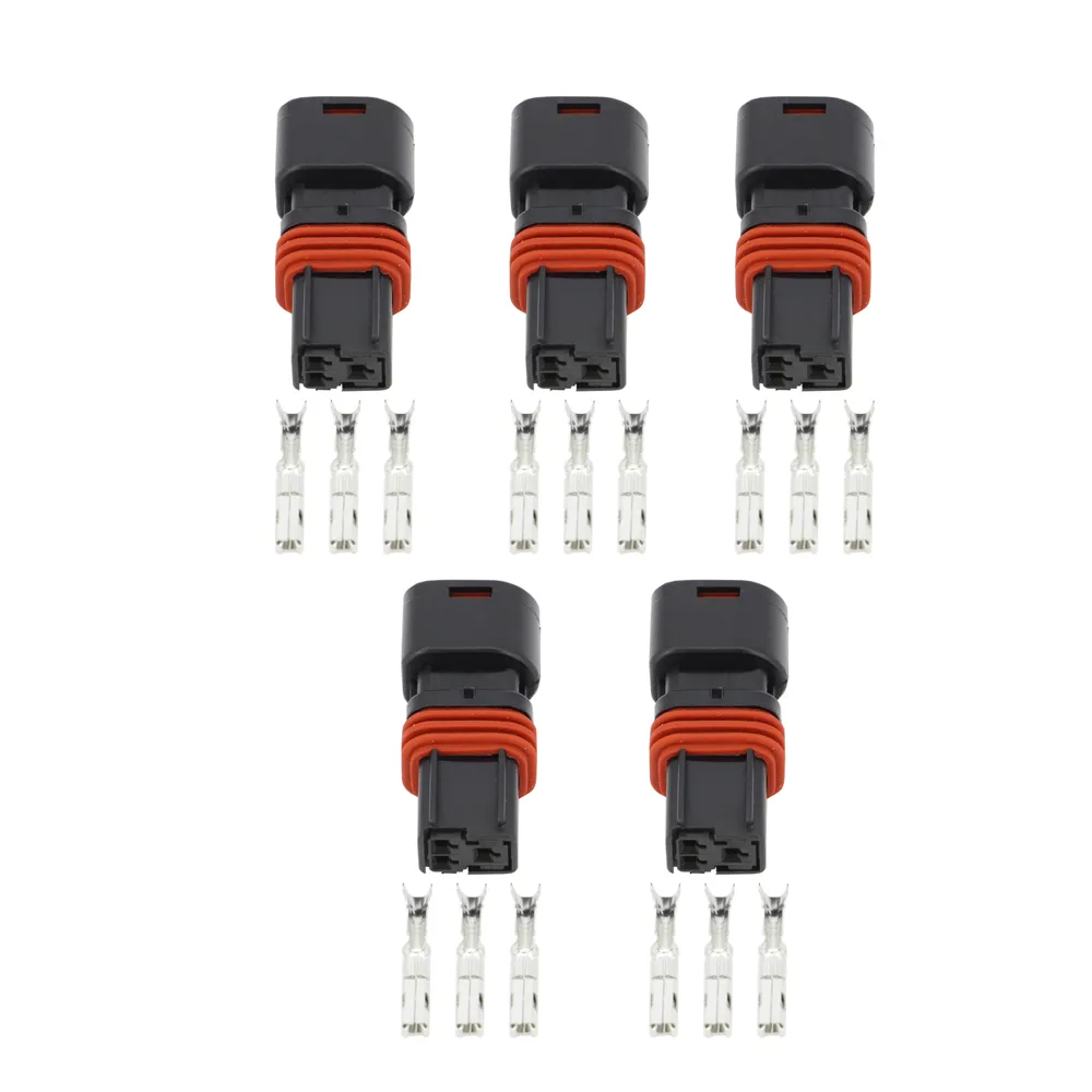 Glow Plug Connectors for 7.3 Diesel - 3 Pin Jacket Car Connectors ...