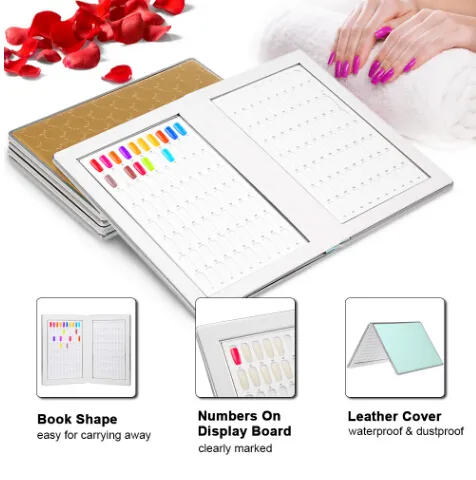 DHgate.com:Professional Nail Color Display Book with 240 False Nail ...