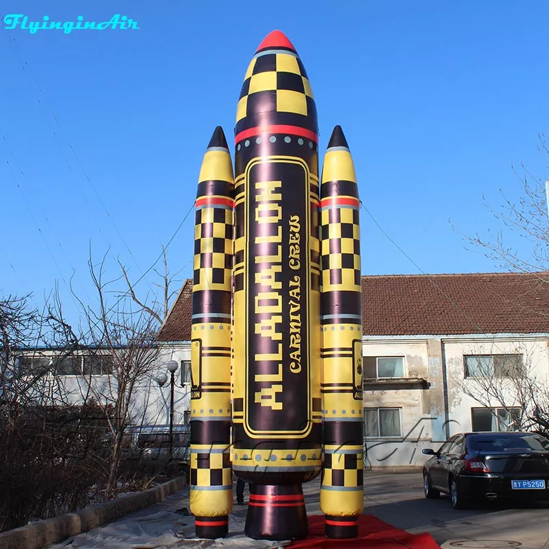 Inflatable Cloud: 8m Three Stage Rocket Model, Multistage Inflation For ...