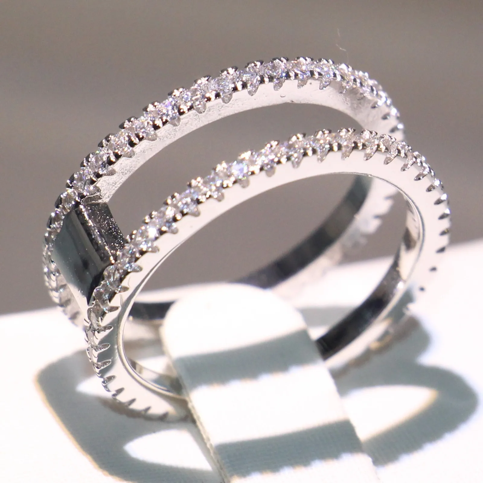 DHgate.com:925 Sterling Silver White Cubic Zirconia Promise Wedding ...