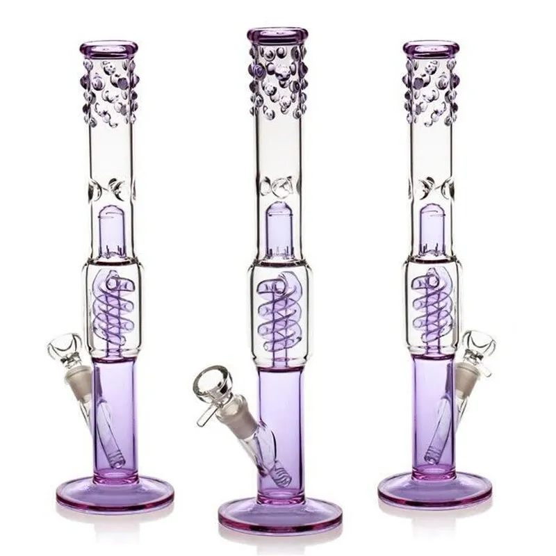 Wholesale Grace Water Bongs Glass 15 Tall Straight Ice Glass Hookah ...