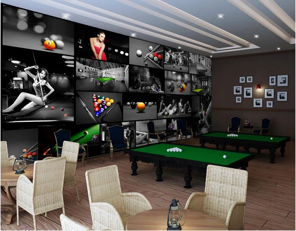 Billiard Room Wallpaper