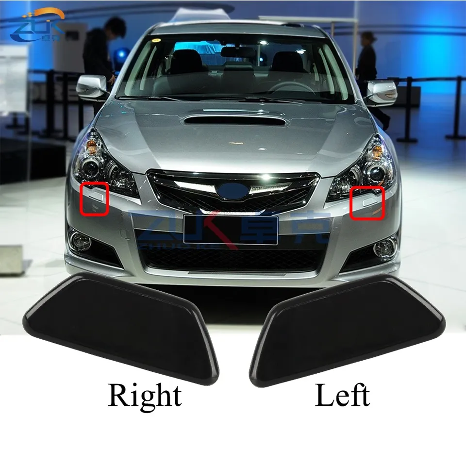 Headlight Washer Spray Nozzle Cover Cap for Subaru Legacy GT 2010 2014 Outback 2013 2014 Replacements Durable Material Easy Installation
