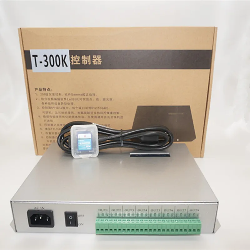 T 300K T780K Led Pixel Controller RGB PC On Line Pixel Full Color ...