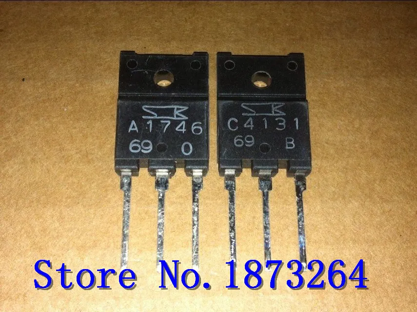 Premium Transistor Pair - A1746 & C4131 + 2SA1746 & 2SC4131 TO3P - New ...