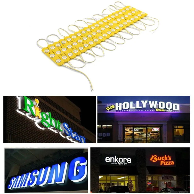 SMD 2835 LED Modules 70mm White Injection Waterproof IP67 12V Strip ...