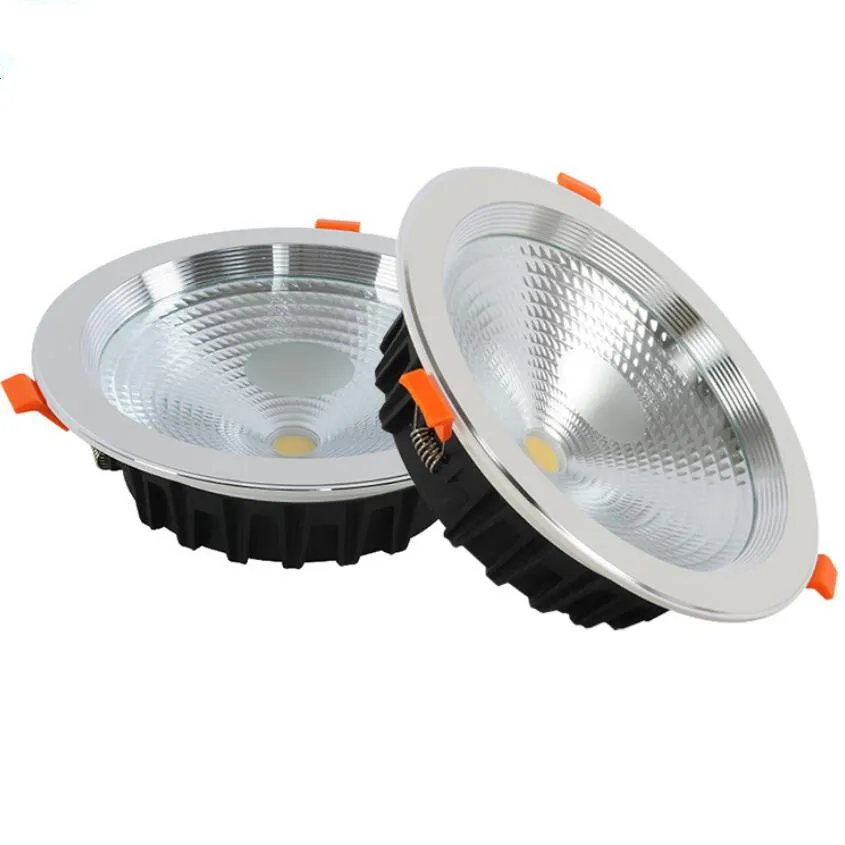 Energy-Efficient LED Downlight - 7W-30W COB Spot, AC 110V/220V Recessed ...