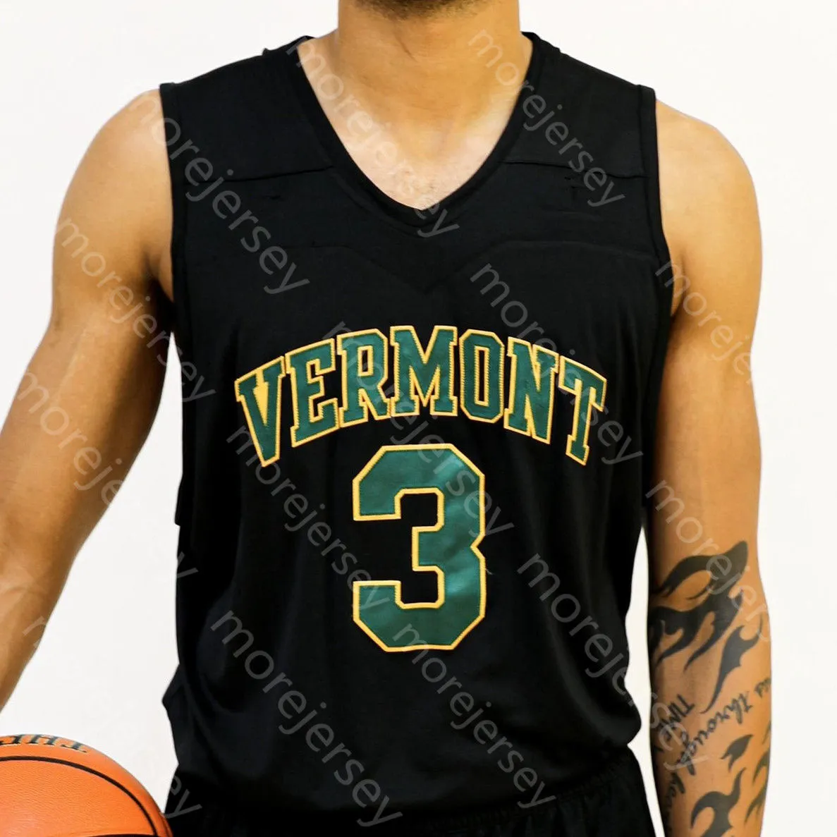 UVM Catamounts Basketball Jersey NCAA College Anthony Lamb Ryan Davis ...