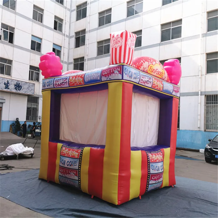 3m X 3m Inflatable Candy Booth With Strip Form For Outdoor Shop ...