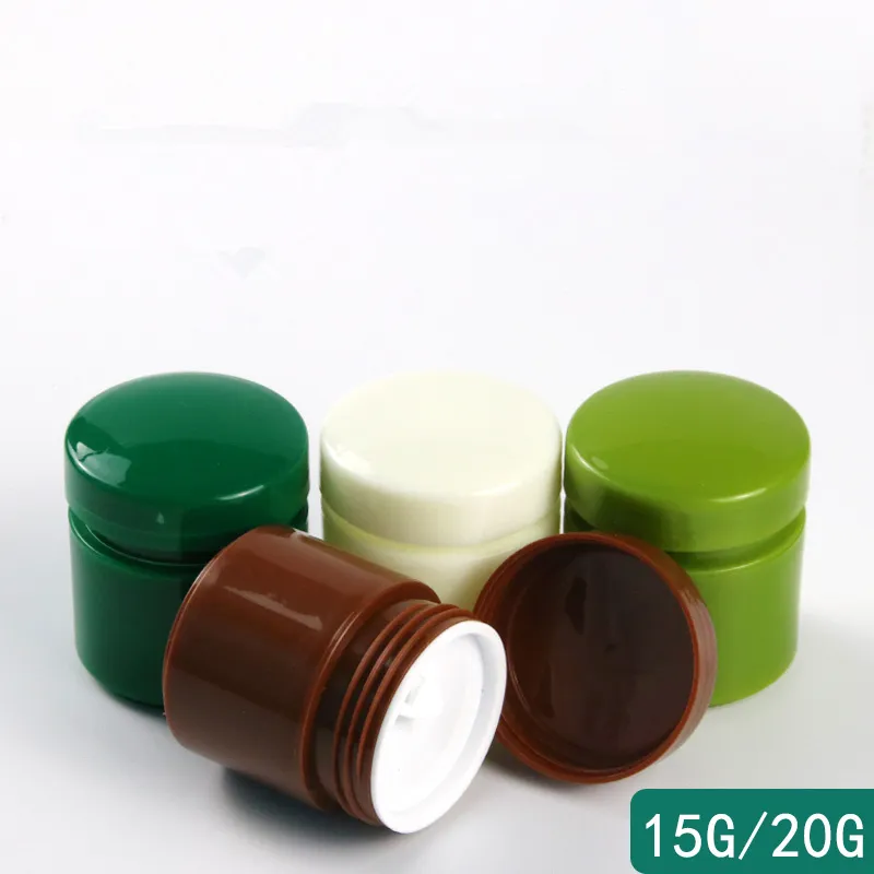 20ml PP Cosmetic Cream Jar Plastic Container for Sample Makeup Storage ...