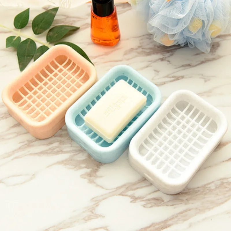 Double Layer Soap Box Creative Toilet Handmade Soap Rack Asphalt Design ...