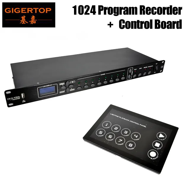 Gigertop TP D1369 1024 DMX Recorder With KTV Lighting Change Effect ...
