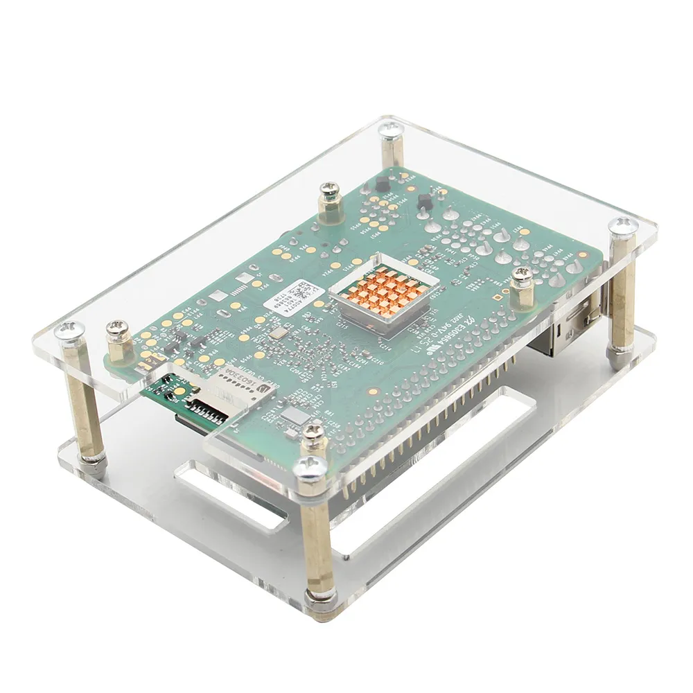 Raspberry Pi 5 Case With Fan, Acrylic Enclosure Kit For Pi 3 Model B/B ...