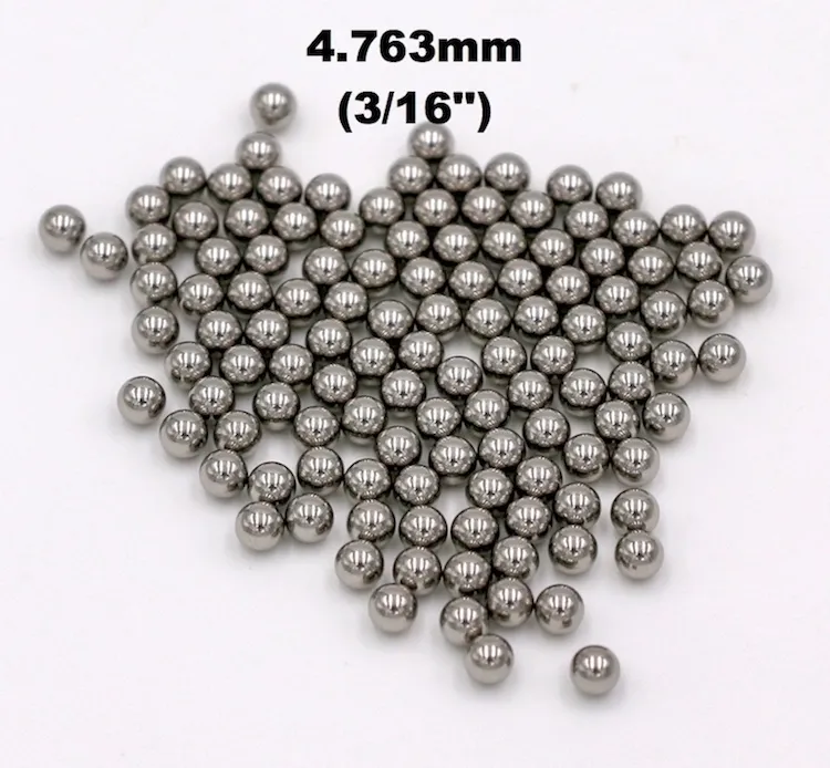 Wholesale 304 Stainless Steel Balls G100 3/16 4.763mm Ideal For Ball Bearing Balls, Pumps ...