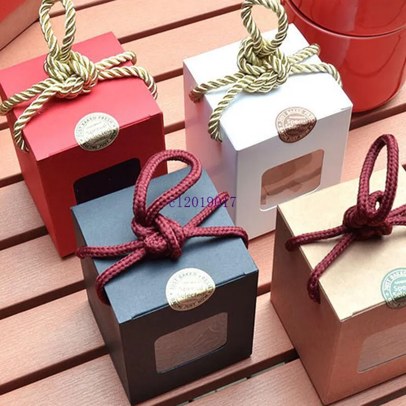 Kraft Paper Gift Box Set Windowed Kraft... From Cl2019017, $524.04 ...