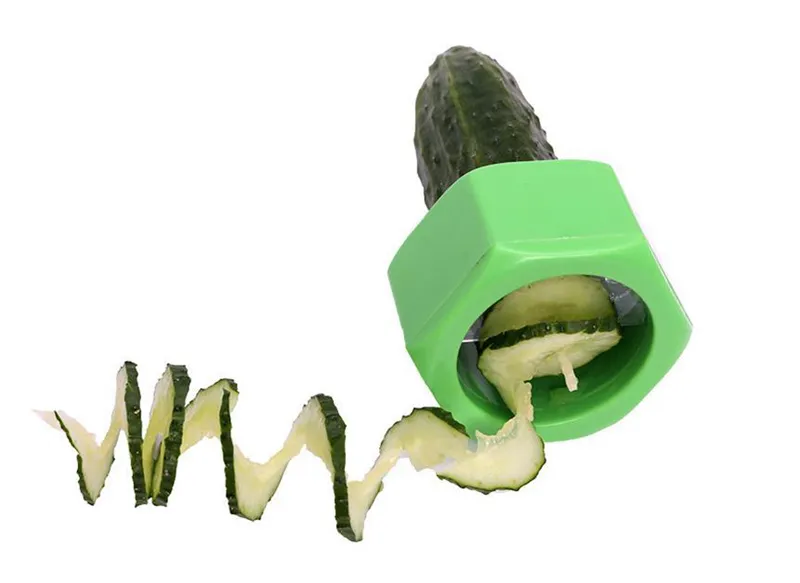 Versatile Vegetable Spiralizer Cutter - Cucumber Slicer, Fruit Peeler ...
