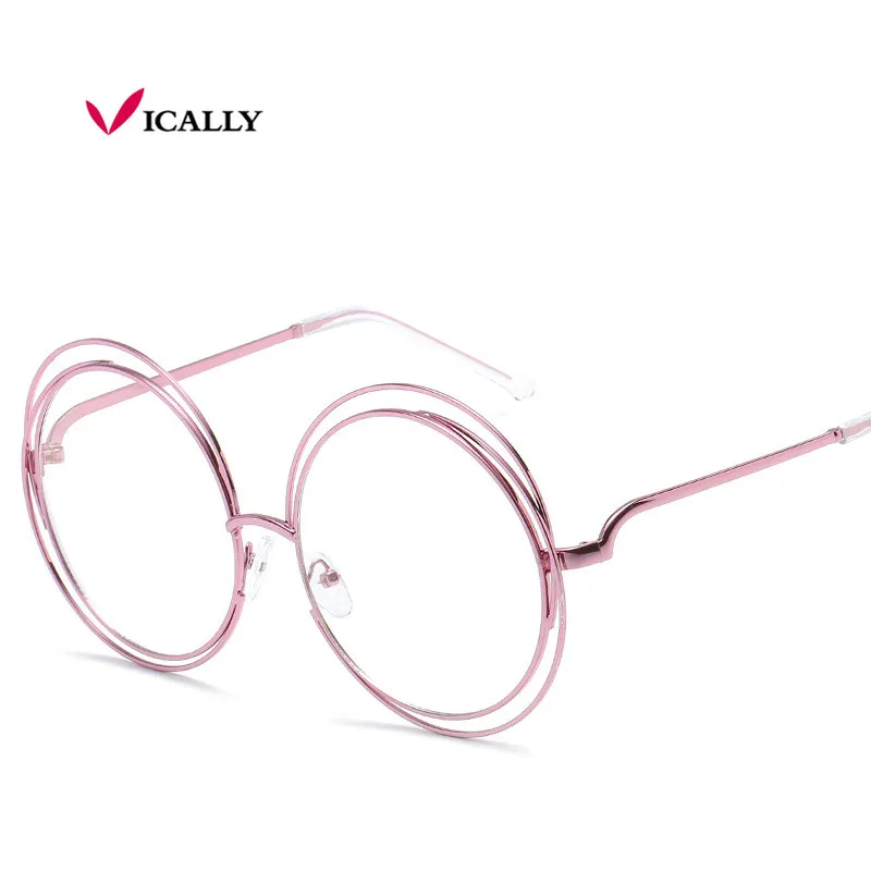 Oversized Round Eyeglasses Retro Vintage Style Large Eyeglass Frames ...